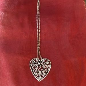 Brighton | Jewelry | Brighton Detailed Heart Necklace | Poshmark